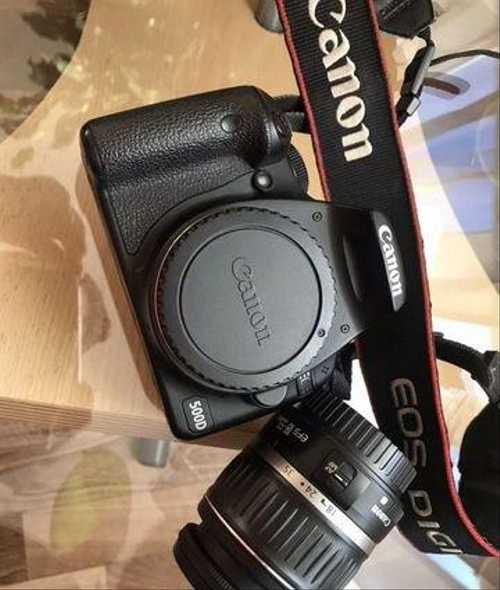 Фотоаппарат canon eos 500D + 2 объектива