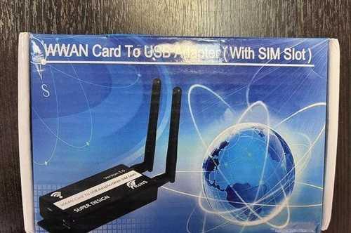 Адаптер Mini PCI Express для 4G модема wwan lte