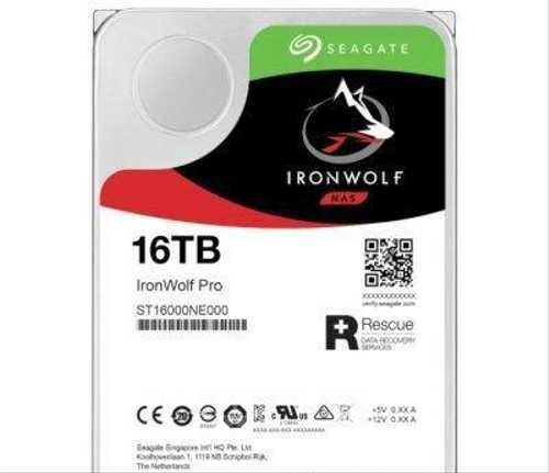 Жесткий диск Seagate IronWolf Pro 16Tb ST16000NE00