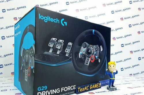 Руль с педалями Logitech G29 (PS5, PS4, PS3, PC)