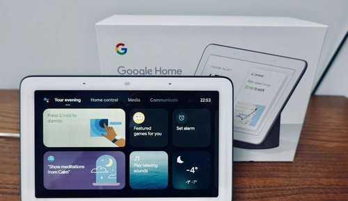 Колонка дисплей Google Nest Hub