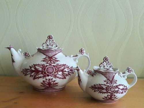 Комплект чайников, заварочный и доливной,лоз,СССР