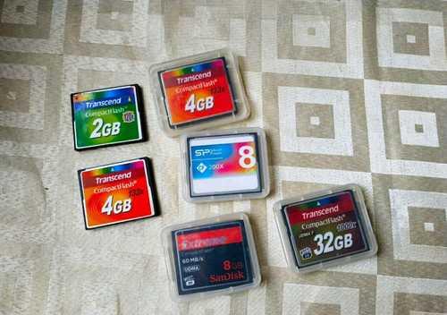 Карты памяти compactflash для canon 5d mark i ii