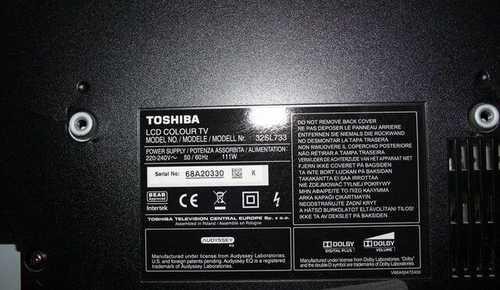 Телевизор Toshiba 32SL73
