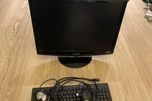 Монитор для компьютера, Bluetooth мышка, клавиатур