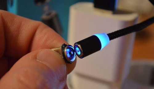 Кабели магнитные USB type-C с подсветкой