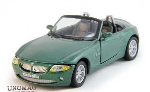 1:43 BMW Z4 E85 Roadster откр.двери, green met