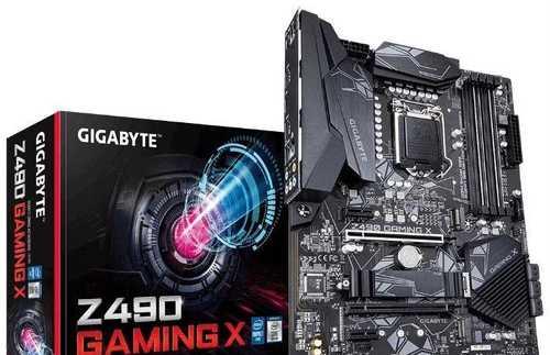 Материнская плата gigabyte Z490 gaming X