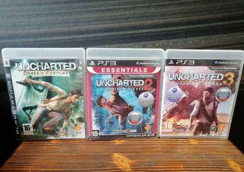Трилогия Uncharted на PS3