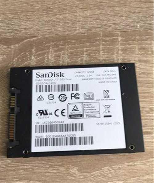 SSD 120gb SanDisk