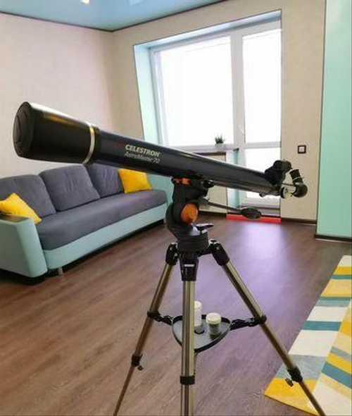 Брендовый телескоп Celestron AstroMaster + Фильтр