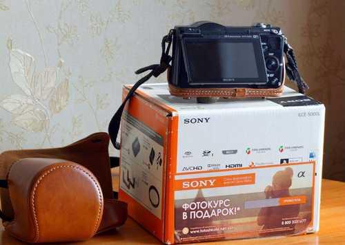 Sony A5000 body + чехол