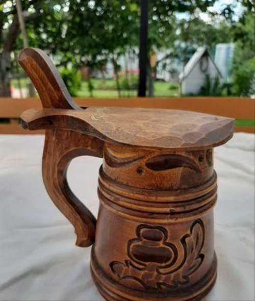 Кружка деревянная финская