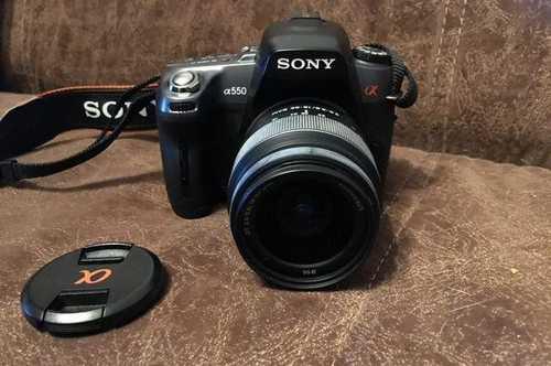 Зеркальный фотоаппарат Sony Alpha dslr-A550
