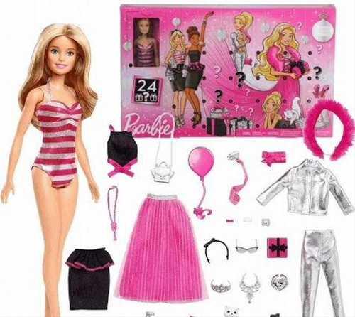 Barbie Барби адвент календарь 24 сюрприза GFF61