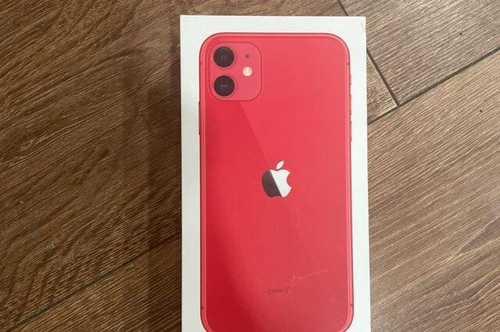 Телефон iPhone 11 64gb red