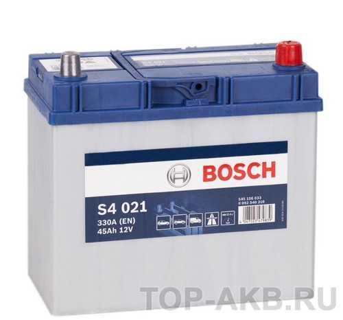 Аккумулятор Bosch S4 021 45 Ач обр