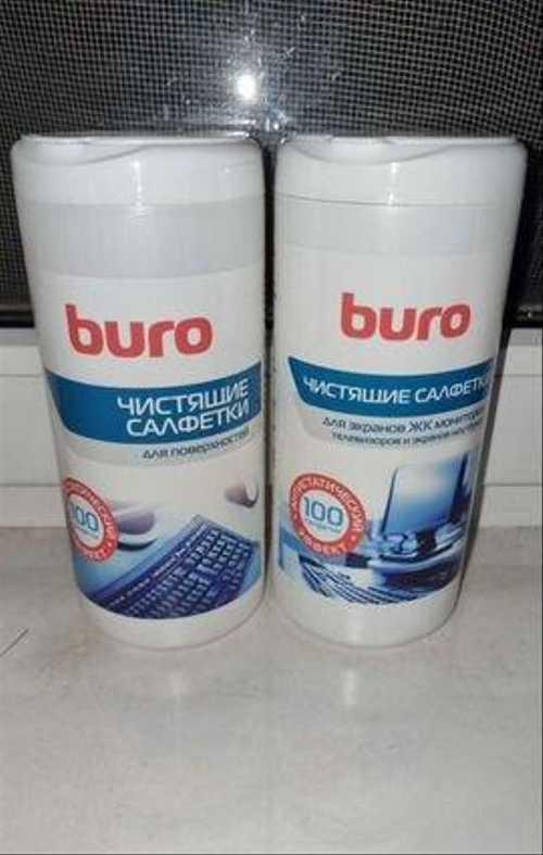Чистящие салфетки для мониторов Buro