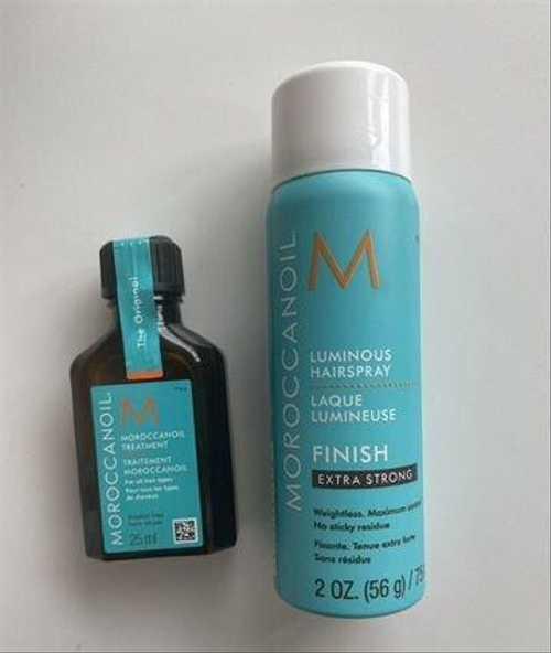 Масло для волос и лак moroccanoil