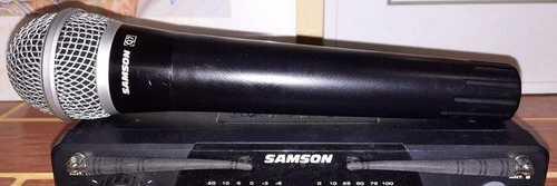 Микрофон Samson вокальный SR77-ChU5-Q7 радио Pro