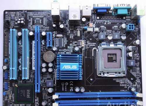 Asus на G41, подд. Quad LGA775/Xeon LGA771, mATX