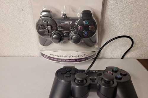 Геймпад игровой для PS3, проводной, 2 вибро-мотора
