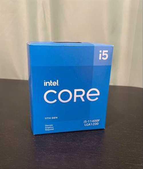 Процессор intel i5 11400F BOX (новый, чек)