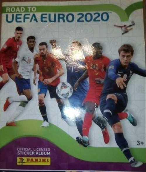 Наклейки panini road to euro 2020