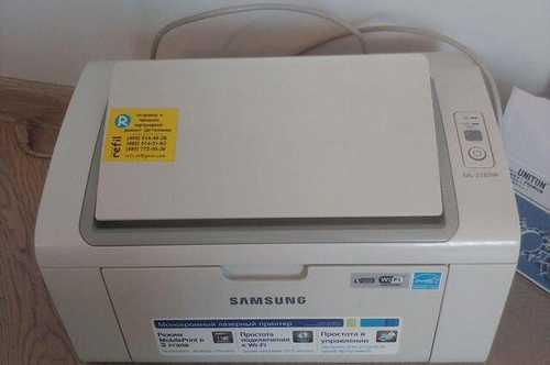 Принтер Samsung ML-2165W в рабочем состоянии