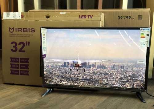 Новый 32 дюймовый ЖК телевизор Ирбис с цифровым тв