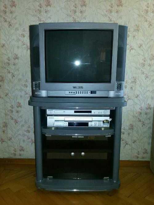 Телевизор toshiba, dvd SAMSUNG, видеомаг.panasonic