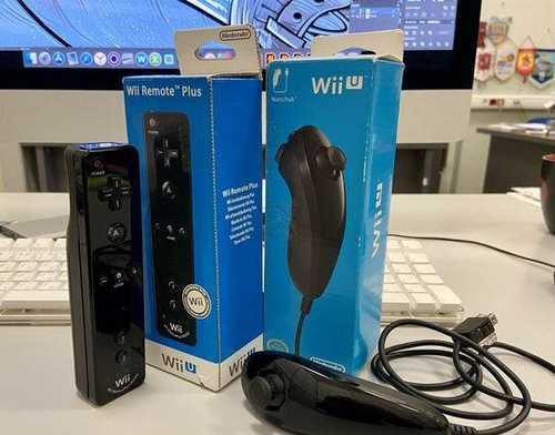 Контроллеры Nintendo Wii Remote Motion Plus+ Nunch