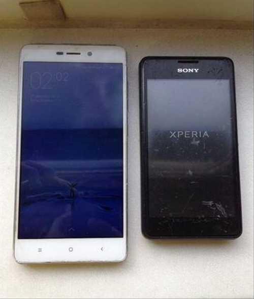 Телефон Xiaomi и Sony