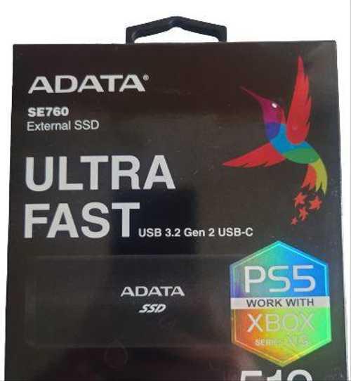 Внешний диск SSD A-Data SE760