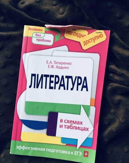 Литература в схемах и таблицах титаренко и хадыко