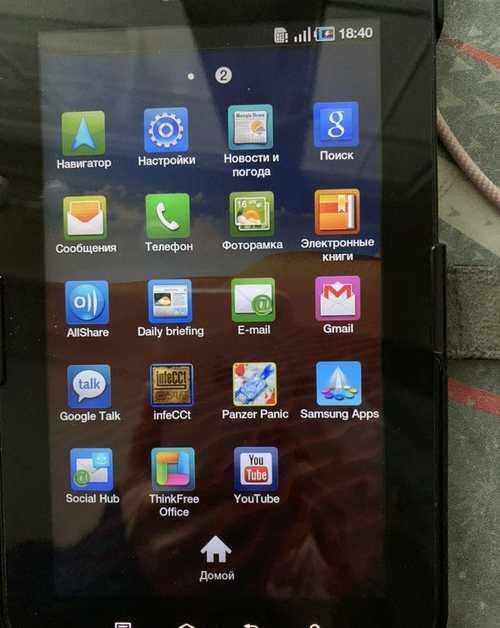 Планшет SAMSUNG Galaxy tab GT-P1000