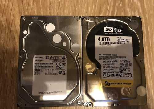 2 hdd по 4tb на запчасти