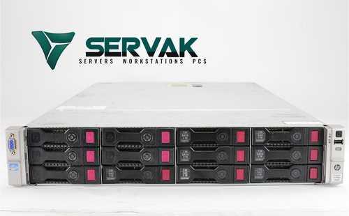 Сервер HP dl380e G8 12LFF 2x E5-2470 32GB