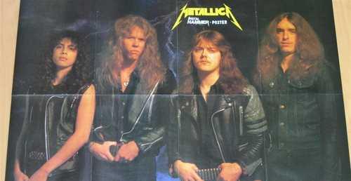 Плакат Metallica 1984 Год