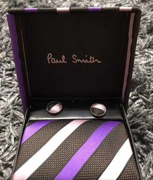Галстук + запонки Paul Smith