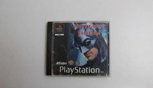 Диск Batman and robin PS1 лицензия