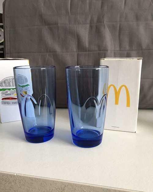 Стакан McDonald’s синее стекло