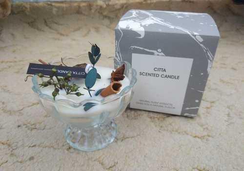 Декоративная арома свеча. Citta scented candle