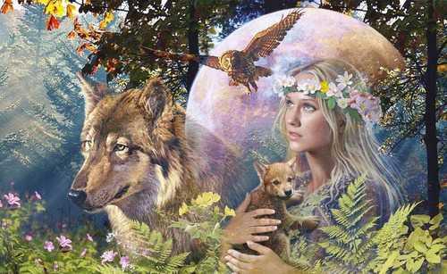 Пазл Lady Of The Forest Ravensburger 3000