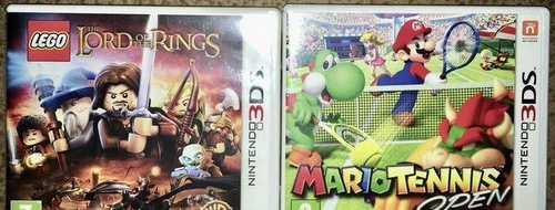 Mario Tennis Open и Lorf of the Rings, 3ds