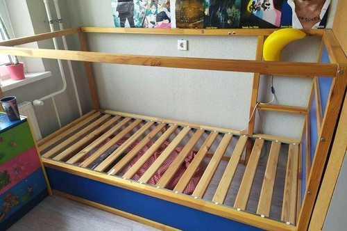 Детская кровать двусторонняя Кюра (Икеа)