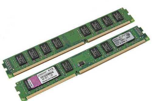 Модуль памяти 2x2гб DDR3 Kingston valueram (PC10