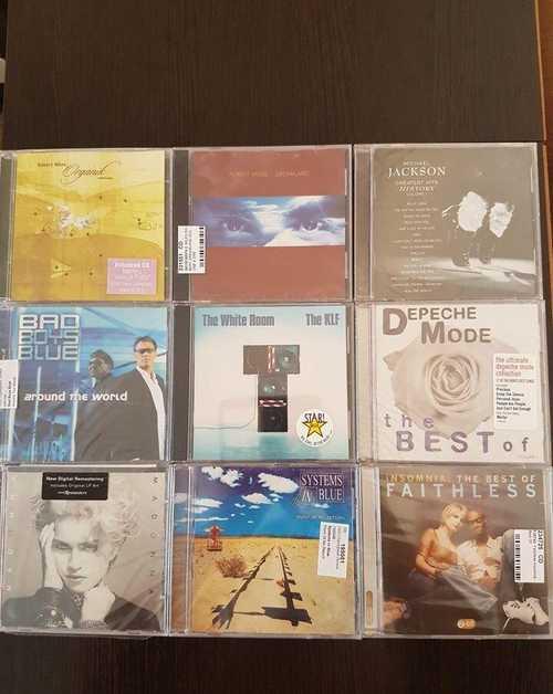 CD Depeche Mode Robert Miles Faithless Madonna