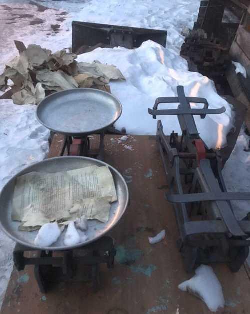 Весы настольные чашечные новые