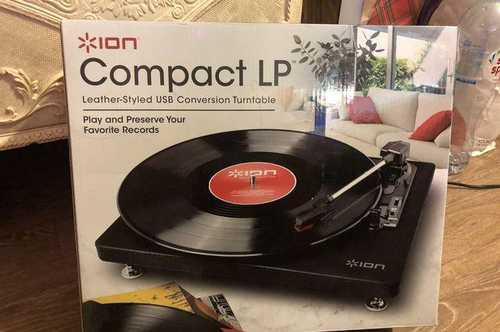 Новый виниловый проигрыватель ion compact LP